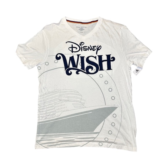 Disney | Tops | 222 Disney Cruise Line Dcl Disney Wish Short Sleeve ...